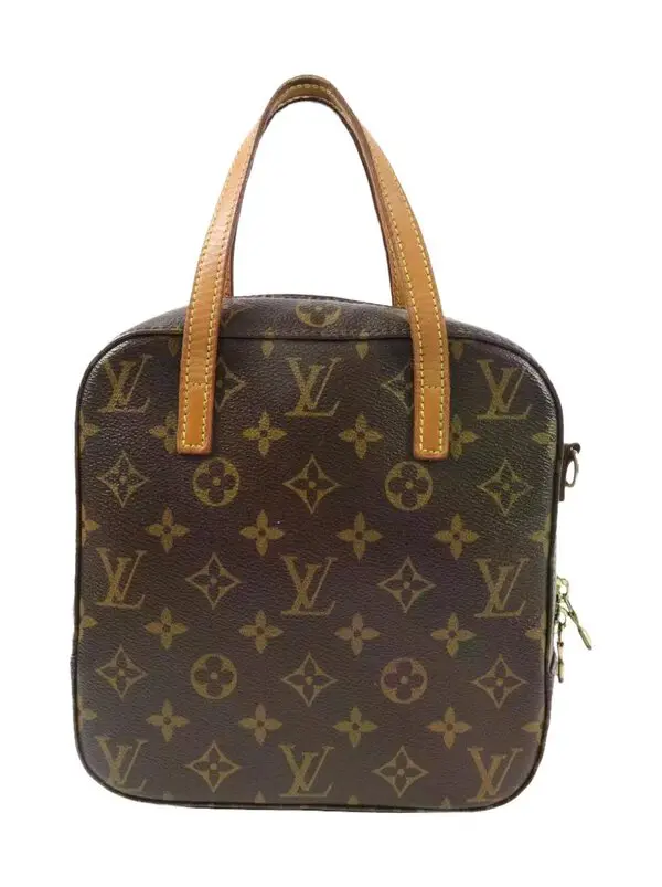 LOUIS VUITTON Monogram Spontini Handbag - Brown