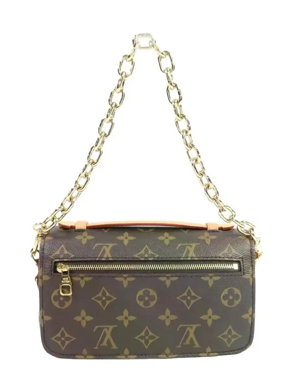 LOUIS VUITTON Metis East West Tote Bag - Brown