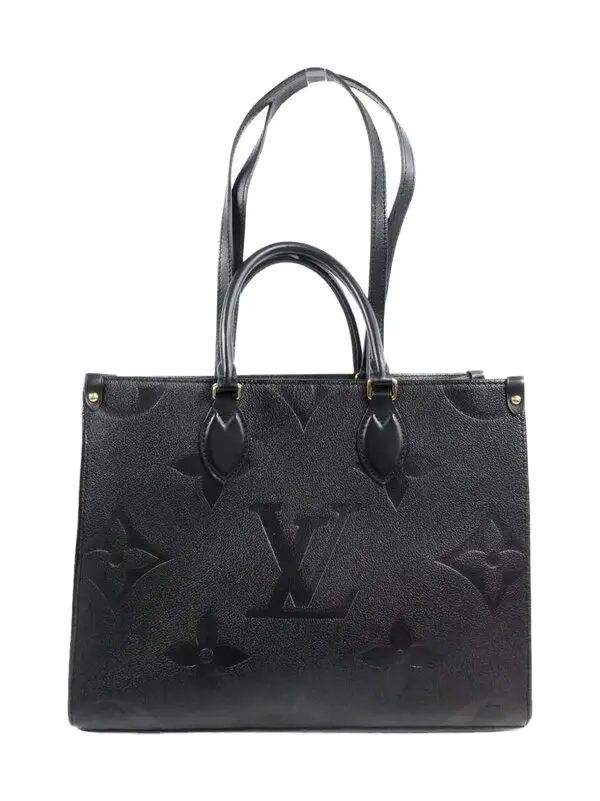 LOUIS VUITTON On The Go Mm Tote Bag - Black