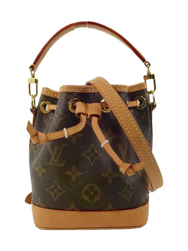 LOUIS VUITTON Nano Noeé Monogram Bucket Bag - Brown