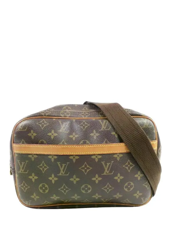 LOUIS VUITTON Reporter Pm Monogram Messenger Bag - Brown