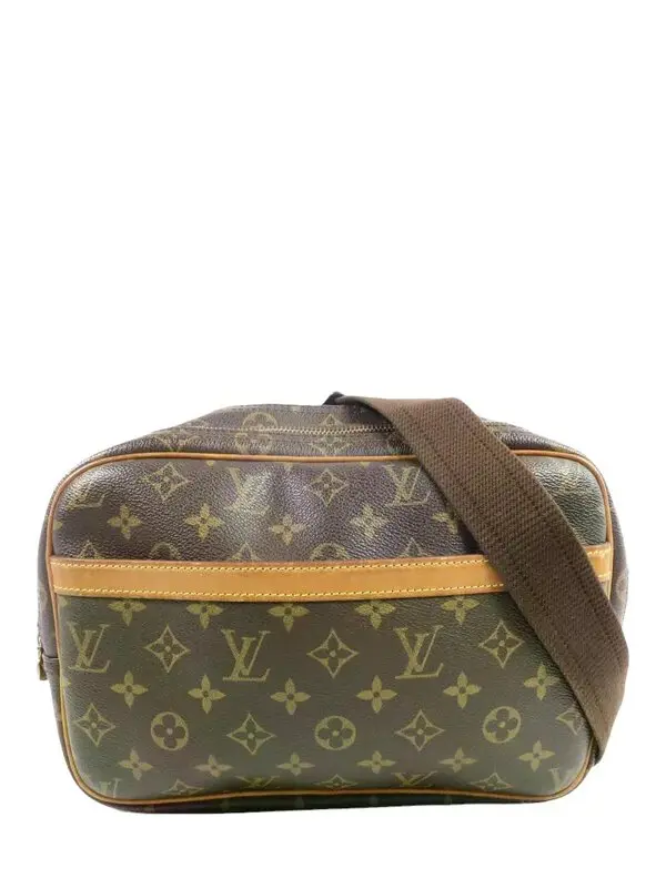LOUIS VUITTON Reporter Pm Monogram Messenger Bag - Brown