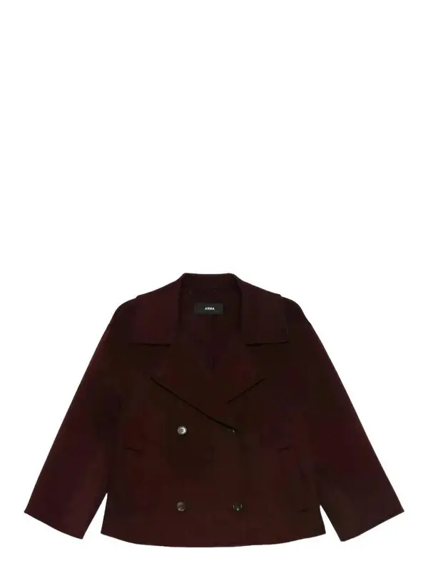 ARMA Manila Double-breasted Coat - Red