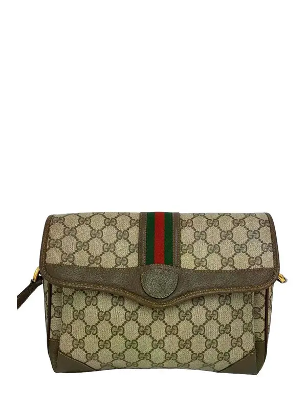 Gucci 20th Century Gg Supreme Web Crossbody Bag - Neutrals