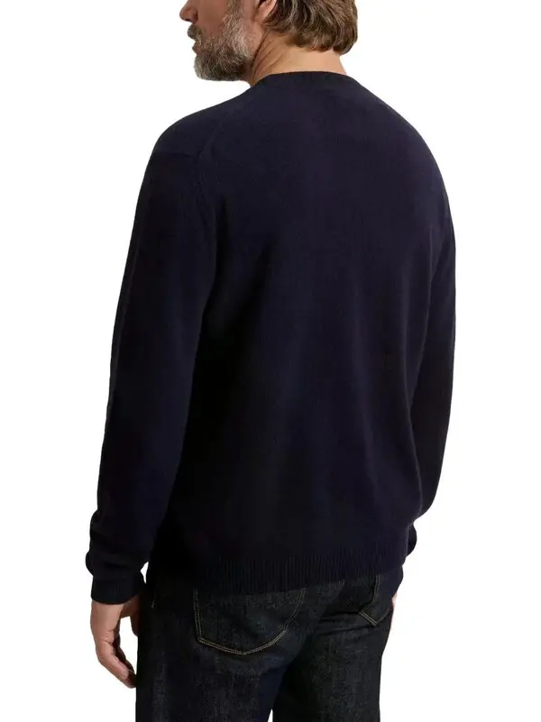 Woolrich Crew-neck Ribbed-trim Sweater - Blue