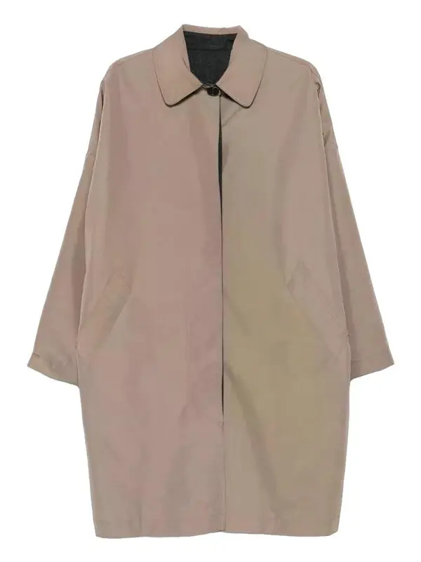 ALYSI Storm-flap Trench Coat - Neutrals