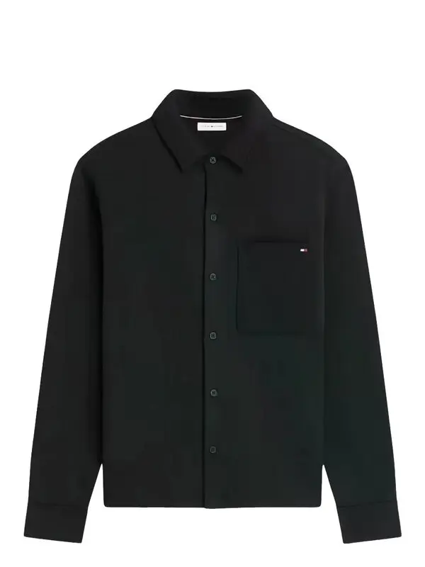 Tommy Hilfiger Button-up Patch-pocket Shirt - Black