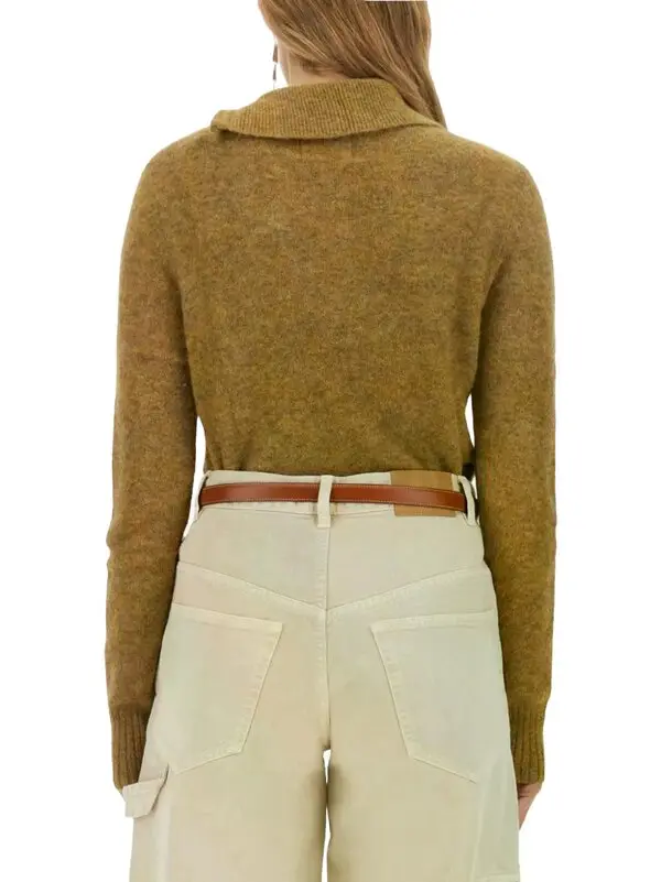 MARANT ETOILE Odelle Zip-neck Sweater - Blue
