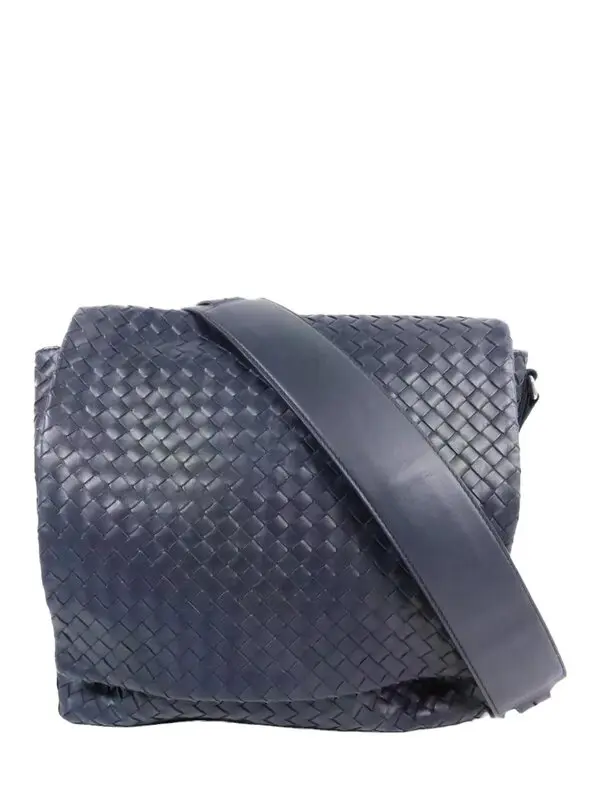 Bottega Veneta Intrecciato Crossbody Bag - Blue