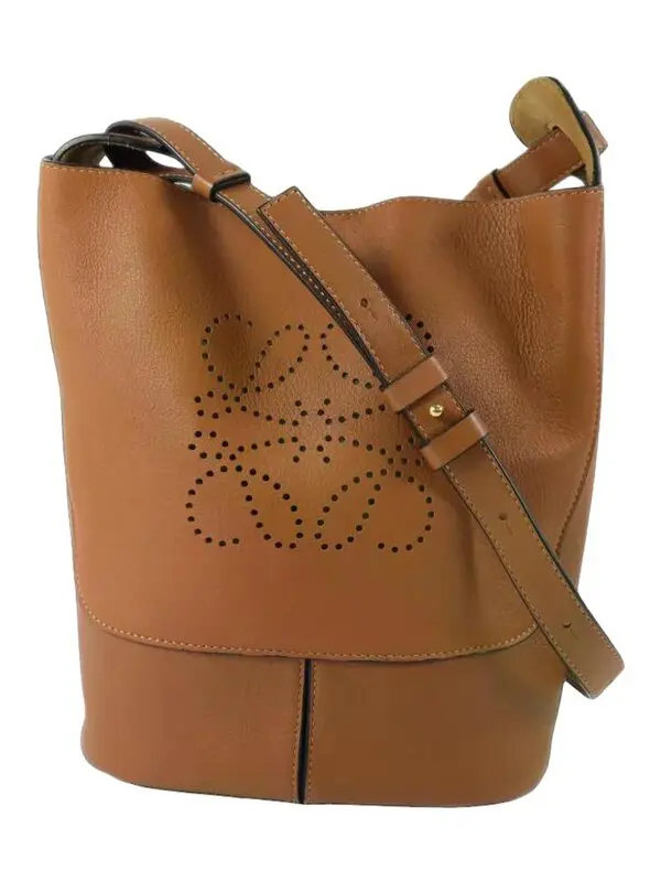 Loewe Anagram Shoulder Bag - Brown