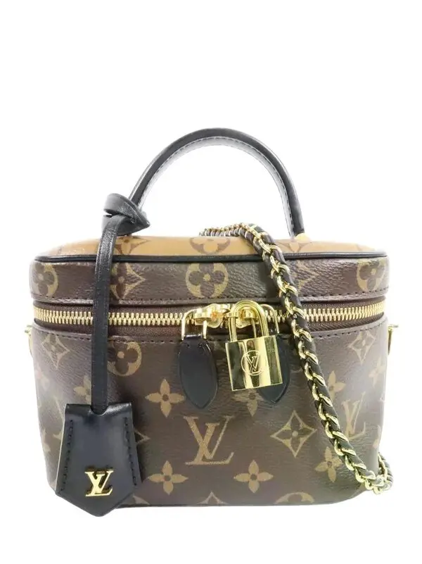 LOUIS VUITTON Pm Vanity Monogram Reverse Bag - Brown