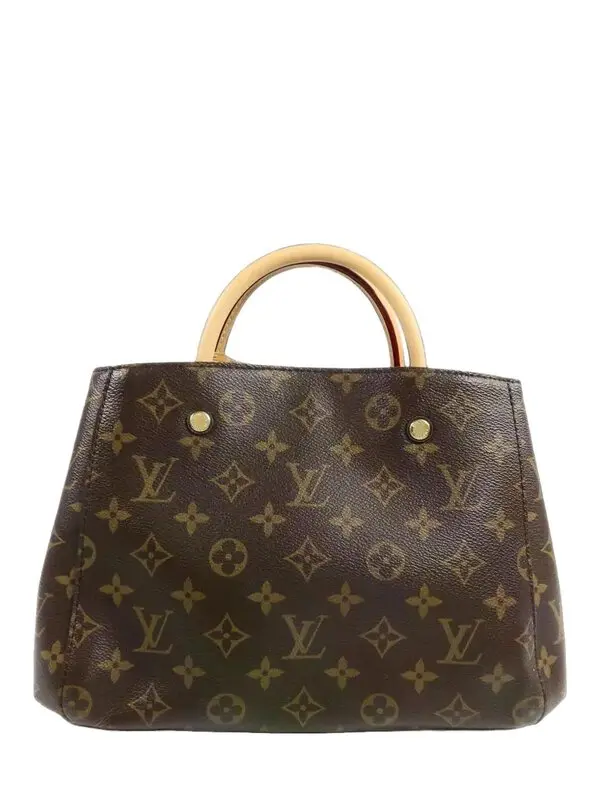 LOUIS VUITTON Bb Montaigne Tote Bag - Brown