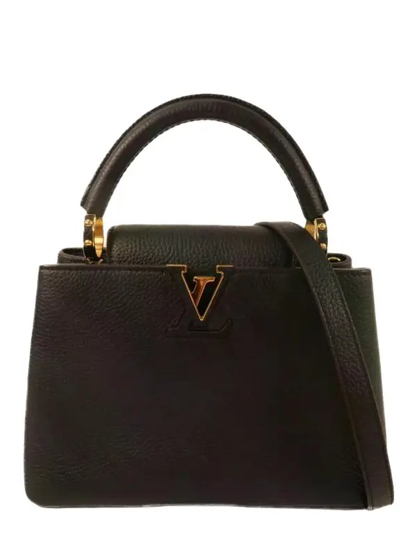 LOUIS VUITTON Bb Capucines Tote Bag - Brown