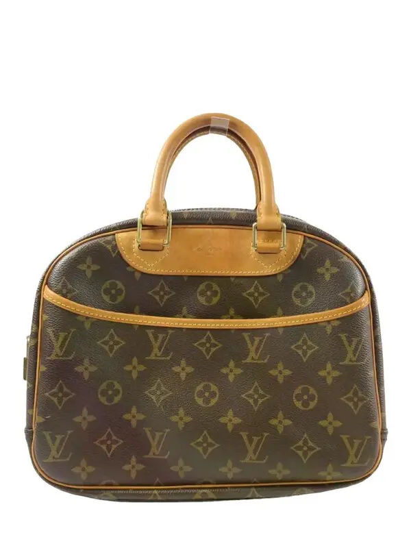 LOUIS VUITTON Monogram Trouville Tote Bag - Brown