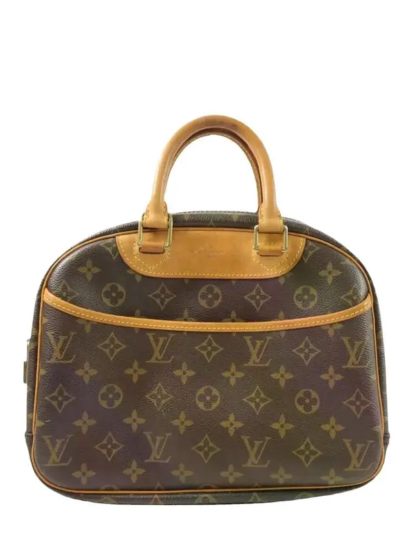 LOUIS VUITTON Monogram Trouville Tote Bag - Brown