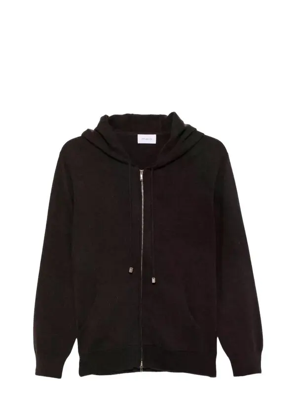 Malo Zip-up Hoodie - Brown