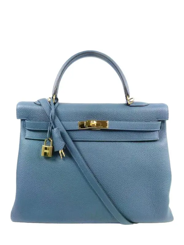 Hermès Kelly 35 Shoulder Bag - Blue