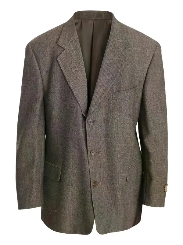Fendi Single-breasted Wool Suit - Brown