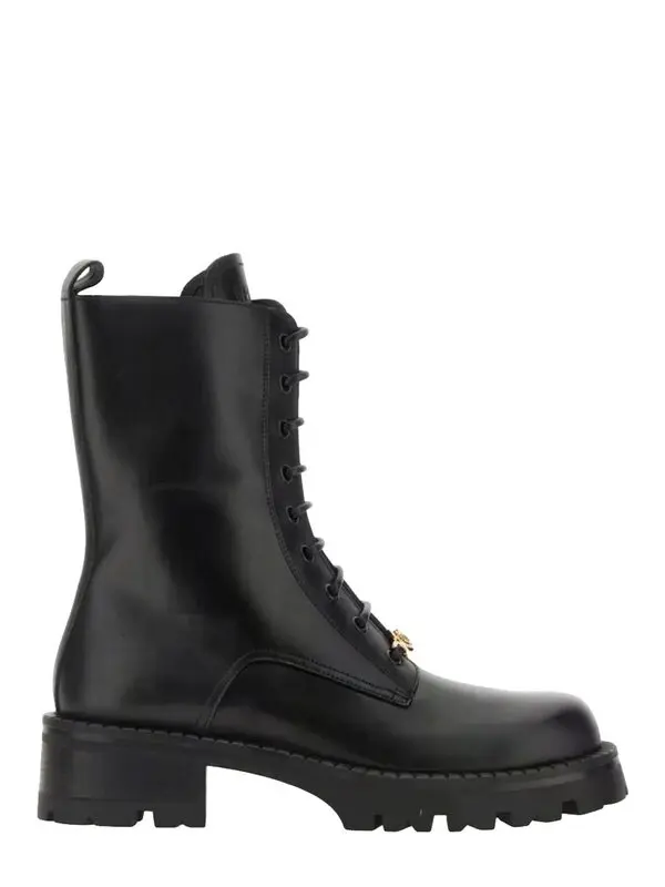 Versace Logo-embellishment Boots - Black