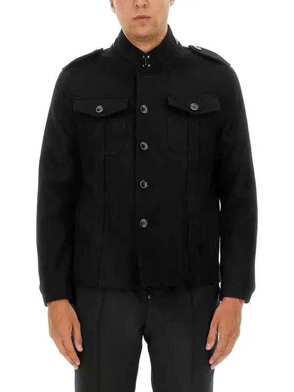TOM FORD Buttoned Shirt Jacket - Black