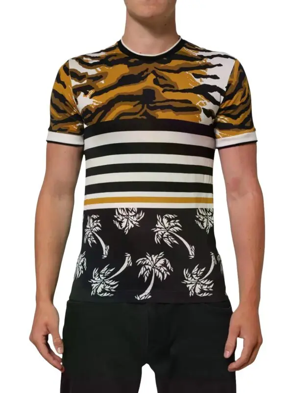Dolce & Gabbana Printed Crew-neck T-shirt - Multicolour