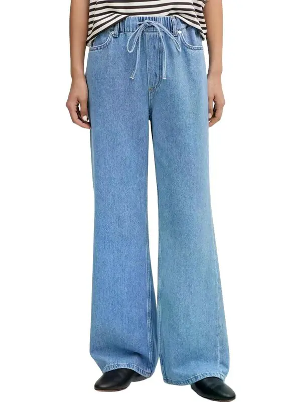 Marc O'polo Drawstring Wide-leg Jeans - Blue