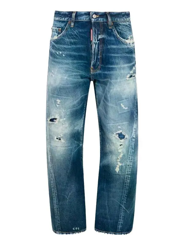 Dsquared2 Brando Classic Loose Twist Jeans - Blue