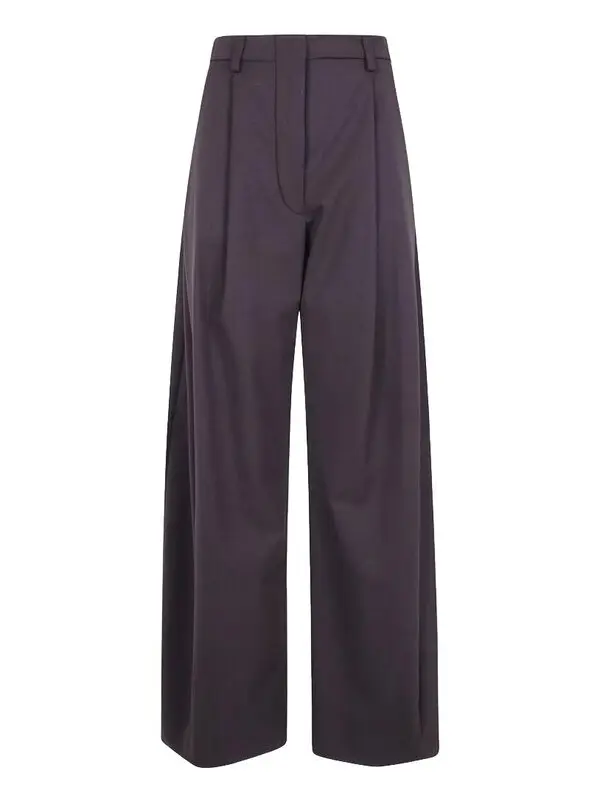 THE LATEST Billie Wool Blend Trousers - Brown