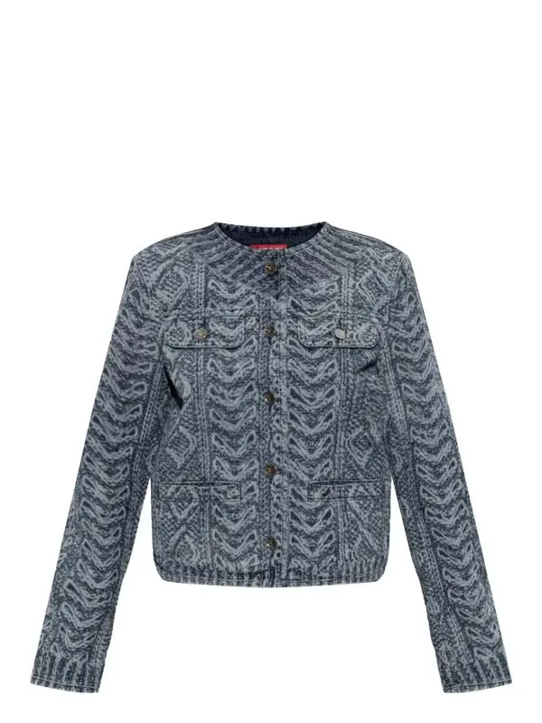 DIESEL® Denim Cotton Jacket - Blue