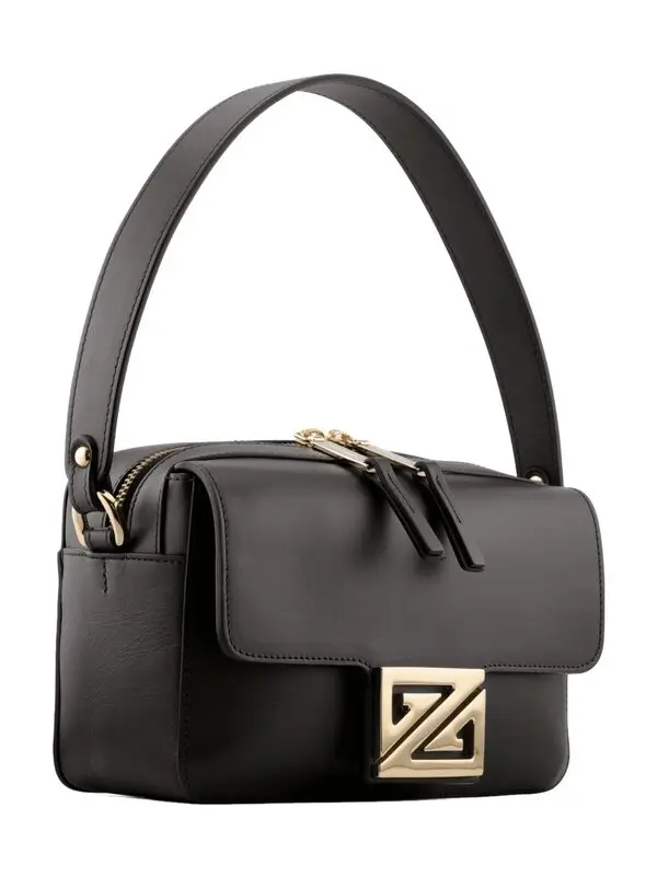 ZIPPERLY Picco Xl Italian Genuine Leather Handbag Made In Italy - Brown
