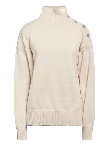 JIL SANDER Turtleneck Size Wool - Ivory