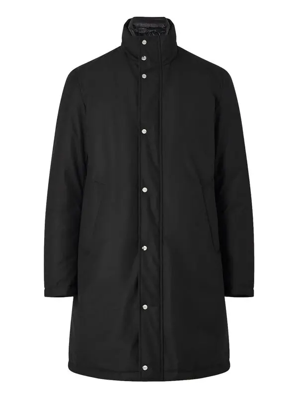 Herno New Business Layered Padded Shell Down Coat - Black