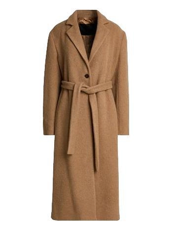 Herno Coat Camel Size Alpaca Wool, Polyamide, Virgin Wool - Beige