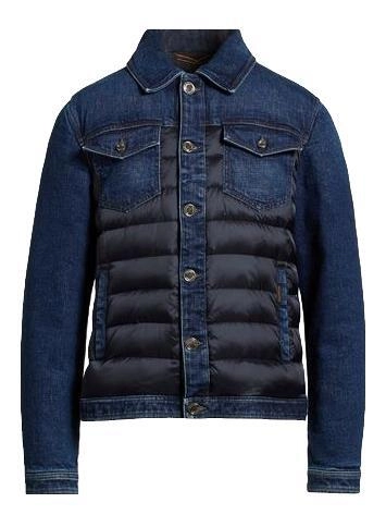 MOORER Puffer Size Cotton, Polyurethane, Polyamide - Blue