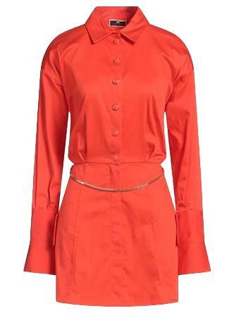 Elisabetta Franchi Mini Dress Size Cotton, Elastane - Red
