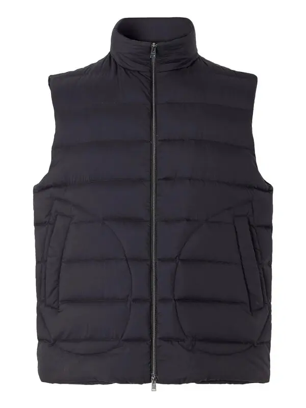 Herno Ecoage Quilted Padded Down Gilet - Blue