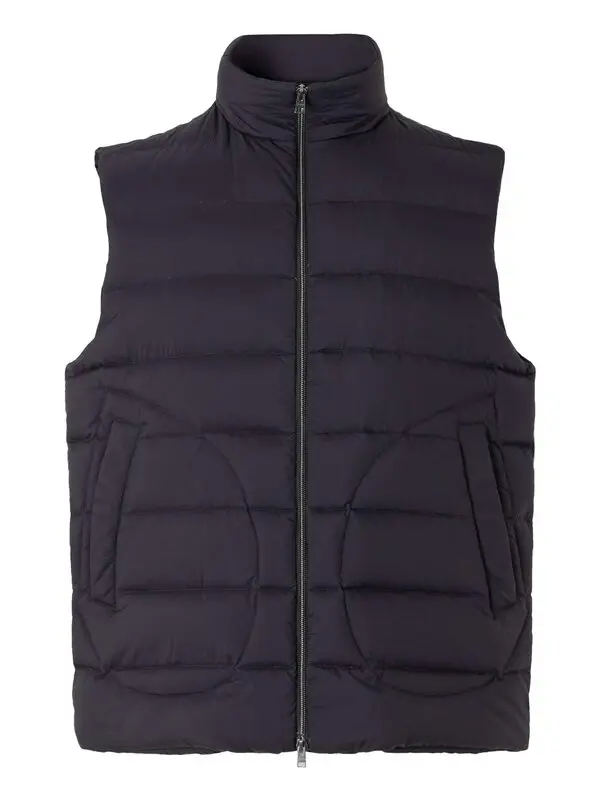 Herno Ecoage Quilted Padded Down Gilet - Navy