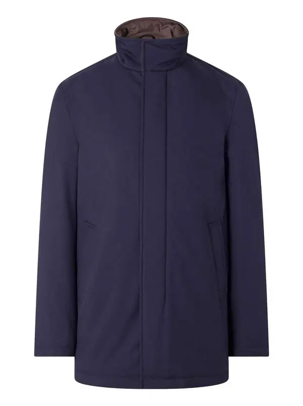 Herno Twill Jacket - Navy