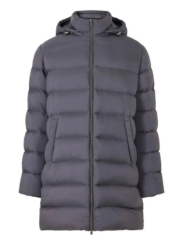 Herno Ecoage Padded Quilted Down Jacket - Gray