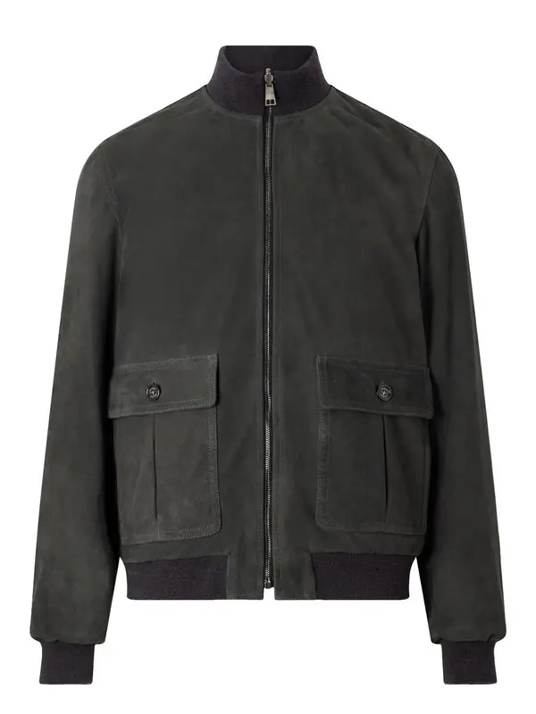 VALSTAR Reversible Suede Jacket - Black