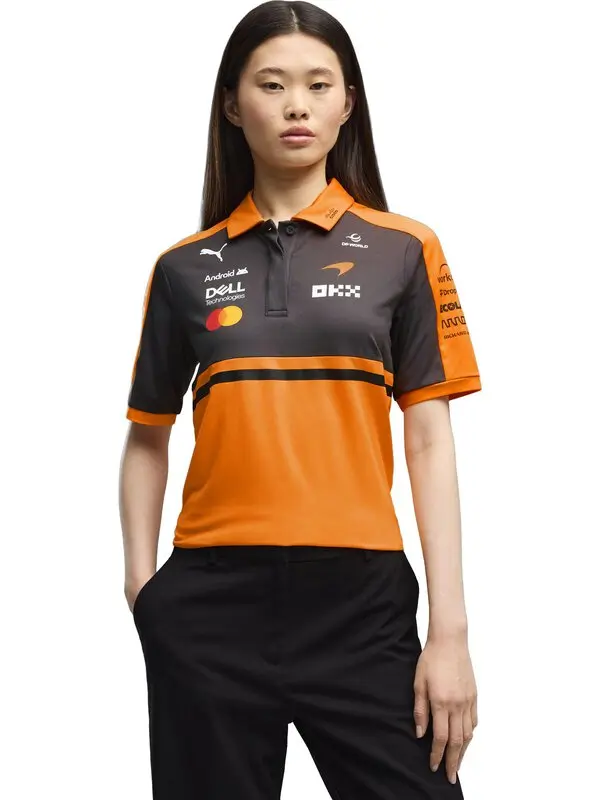 PUMA Mclaren Mastercard F1 Team Replica Polo Shirt - Orange