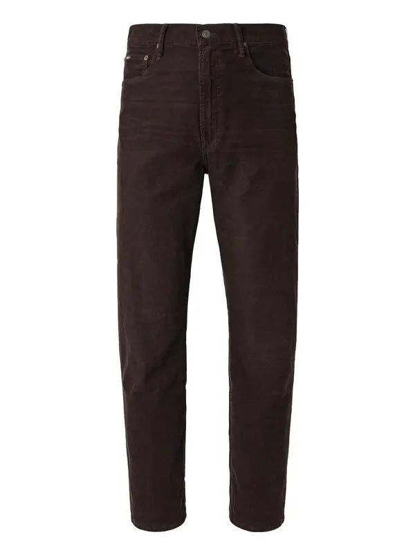 Polo Ralph Lauren Straight-leg Cotton-corduroy Trousers - Brown