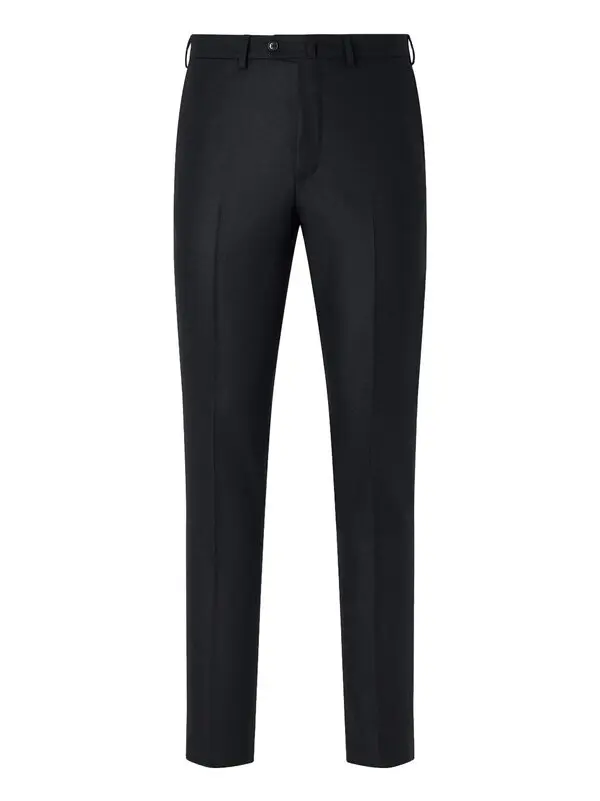 DE PETRILLO Straight-leg Wool And Cashmere-blend Suit Trousers - Black