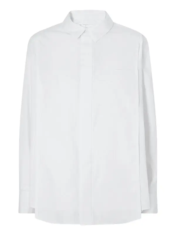 Sacai Poplin Shirt - Neutrals