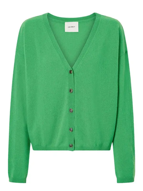 LISA YANG Abby Cashmere Cardigan - Green
