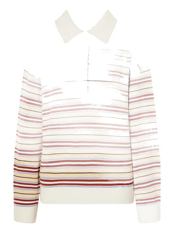 Faithfull The Brand Harlow Striped Knitted Polo Shirt - Multi