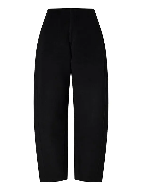 LISA YANG Wool And Cashmere-blend Wide-leg Pants - Black
