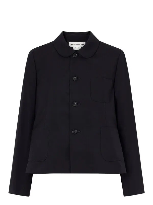 Comme Des Garçons Wool Jacket - Blue