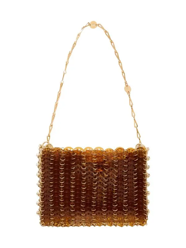 Rabanne 1969 Pailette-embellished Shoulder Bag - Orange