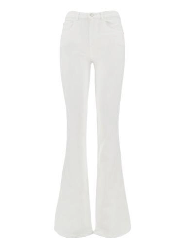 Emporio Armani Belt Loop Jeans - White
